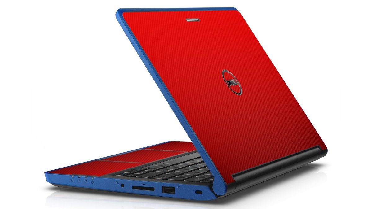Dell Latitude 11 3150 RED CARBON FIBER Laptop Skin | LidStyles.com